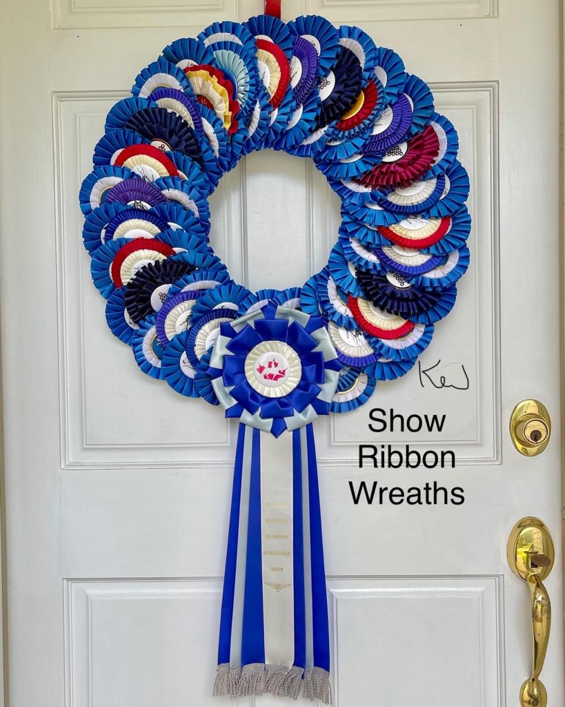 Show Ribbon Wreaths - Equestrian Living