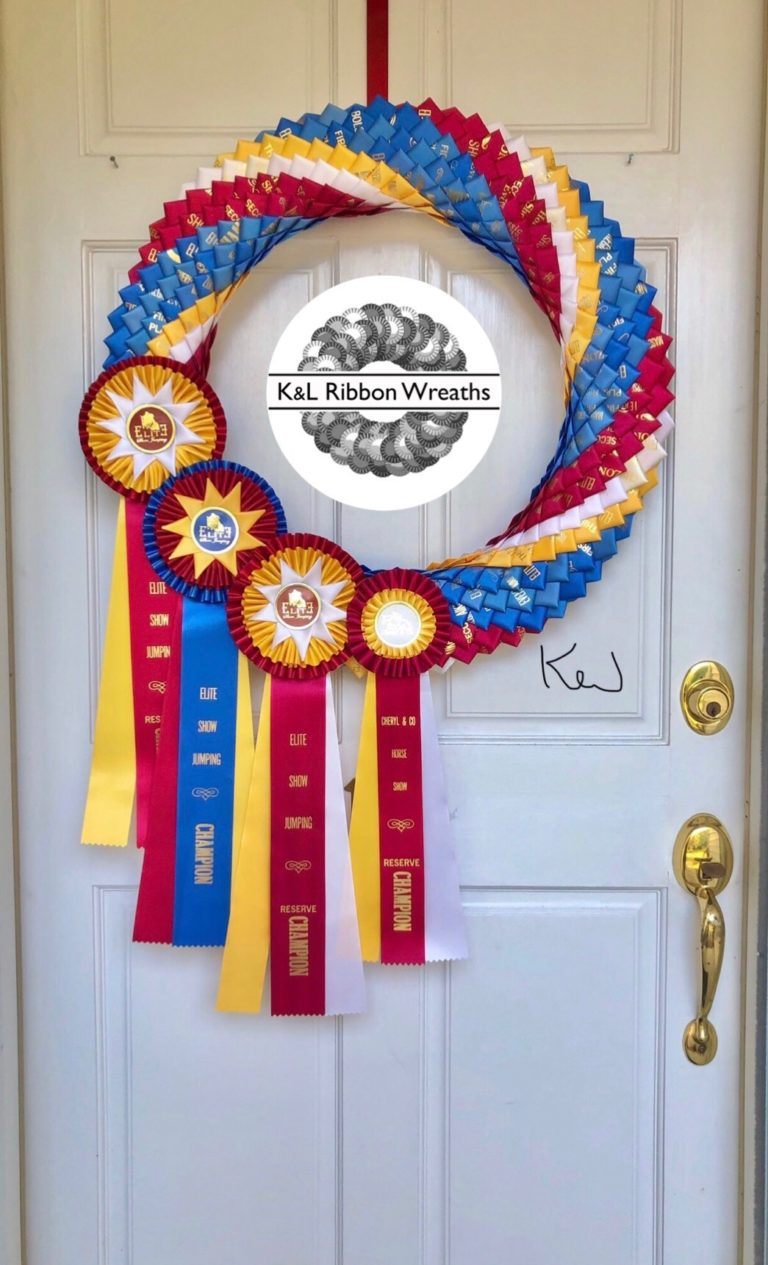 Show Ribbon Wreaths - Equestrian Living