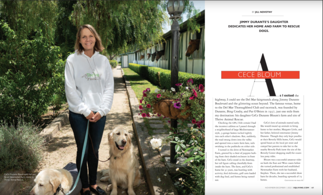 Meet CeCe Durante Bloum, a lifelong equestrian that takes after her ...