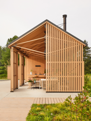 Barn-Inspired Pool House - Equestrian Living